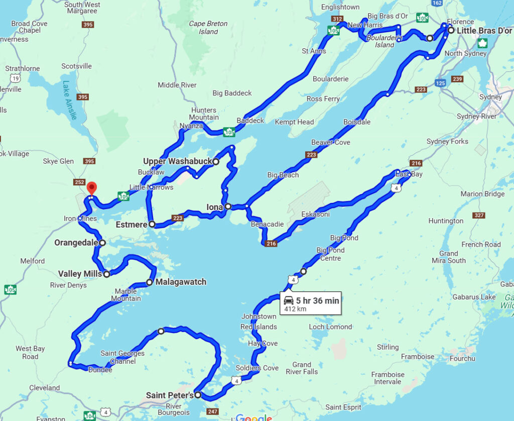 Bras d’Or Lakes Scenic Drive – Cape Breton Island Nova Scotia